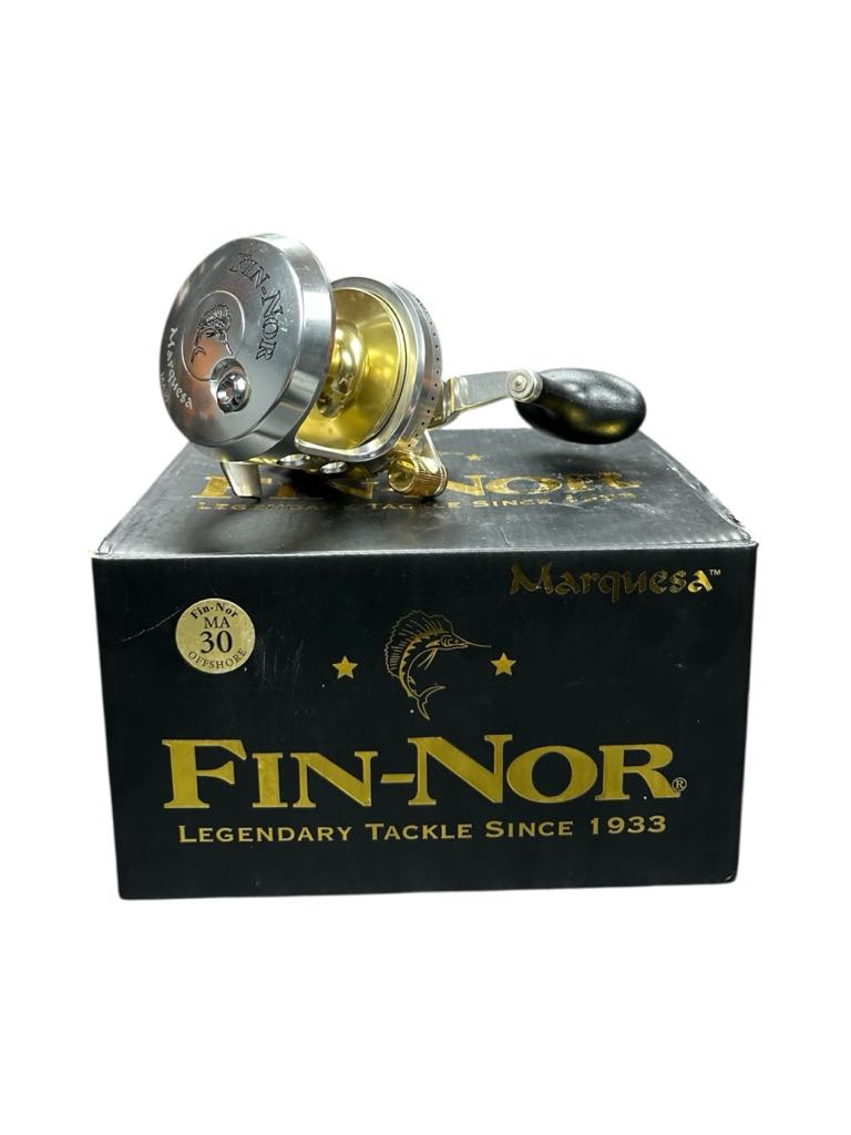Pre-owned Fin-Nor Marquesa MA30 Lever Drag Multiplier Reel - Own4Less